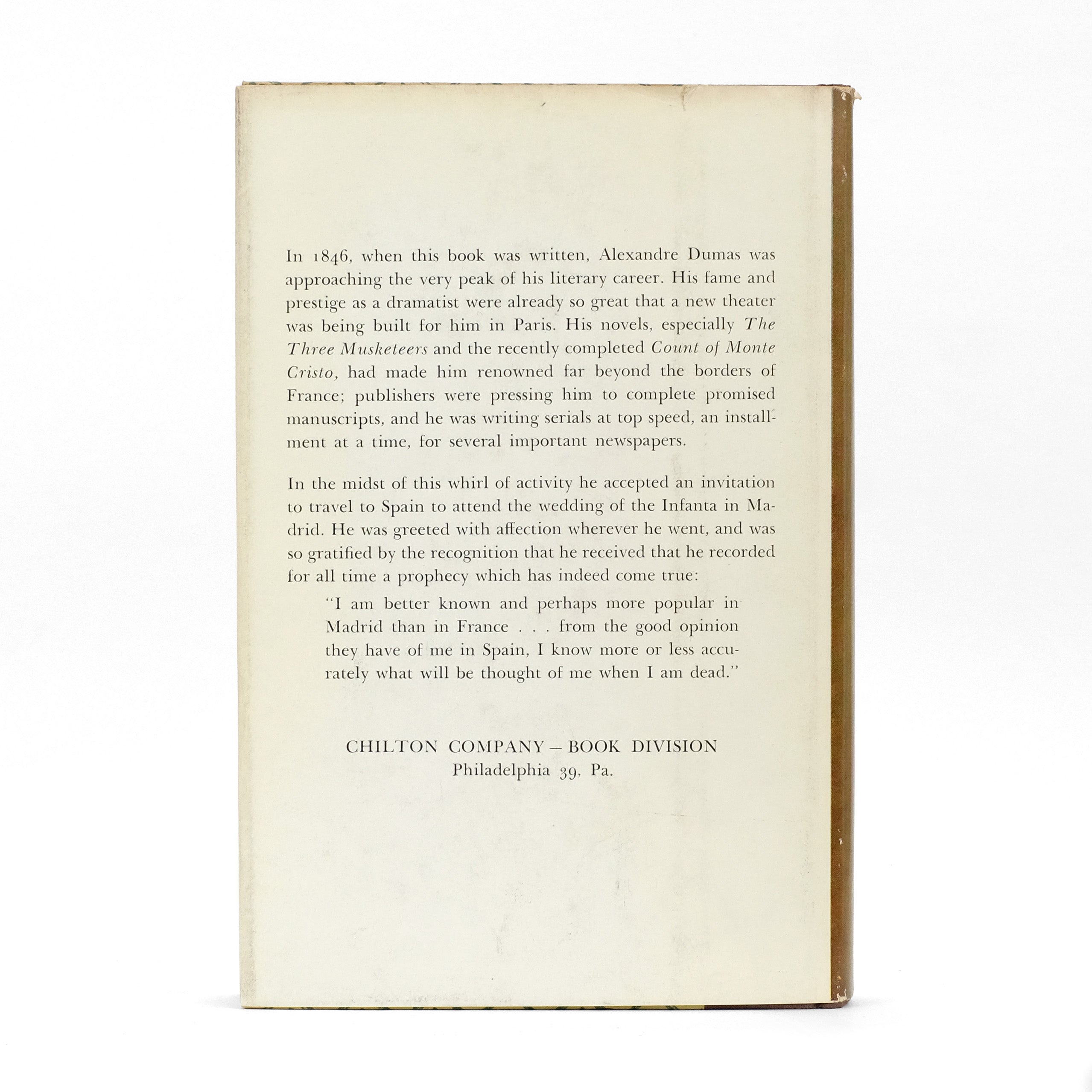 Alexandre Dumas' Adventures in Spain / First American Edition 1959 ...