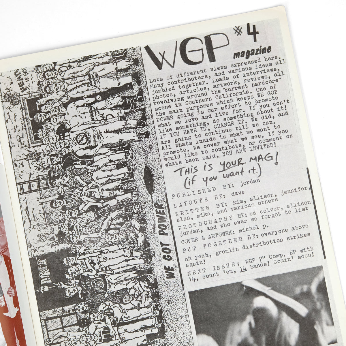 We Got Power Magazine, Number 4 / Harcore Punk Zine 1982 – Dividing ...
