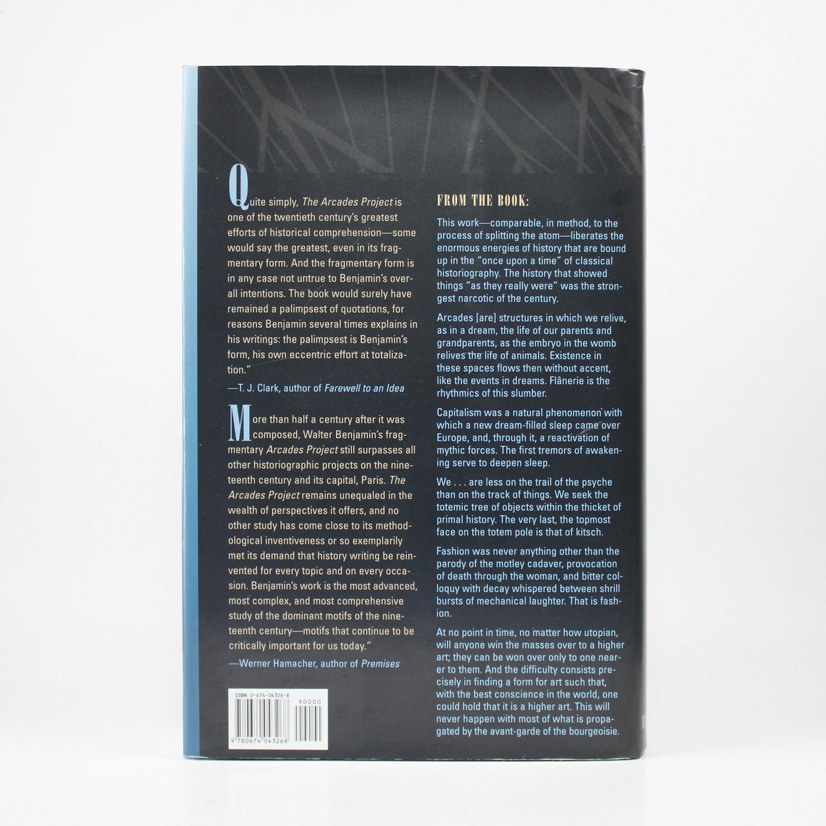 The Arcades Project / Walter Benjamin / First Edition Hardcover ...