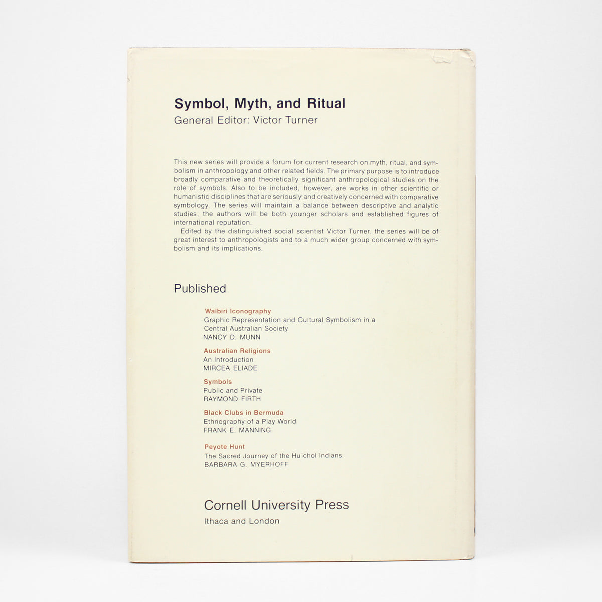 The Peyote Hunt / Barbara G. Myerhoff / First Edition Hardcover ...